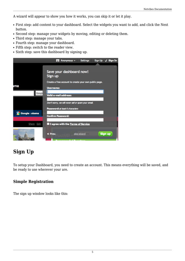 Netvibes user guide | PDF