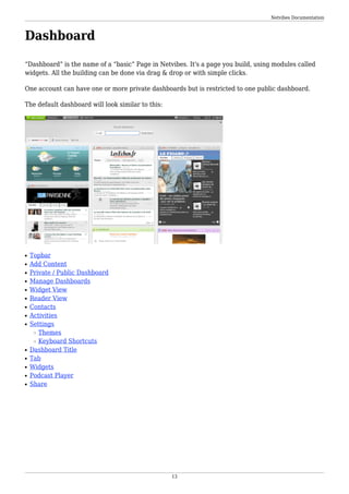 Netvibes user guide | PDF