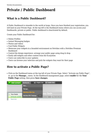 Netvibes user guide | PDF