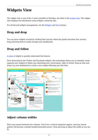 Netvibes user guide | PDF