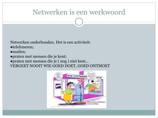 Netwerken werkt presentatieversie | PPTX