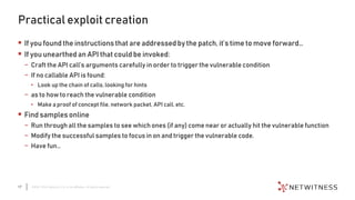 Netwitness RT - Don’t scratch that patch.pptx