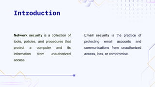 Netwok & Email Security.pptx is a large of www | PPT