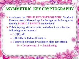 Network security and cryptography | PPT