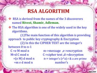Network security and cryptography | PPT