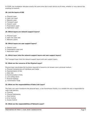 Computer Network Interview Questions | PDF | Computer Networking | Computing