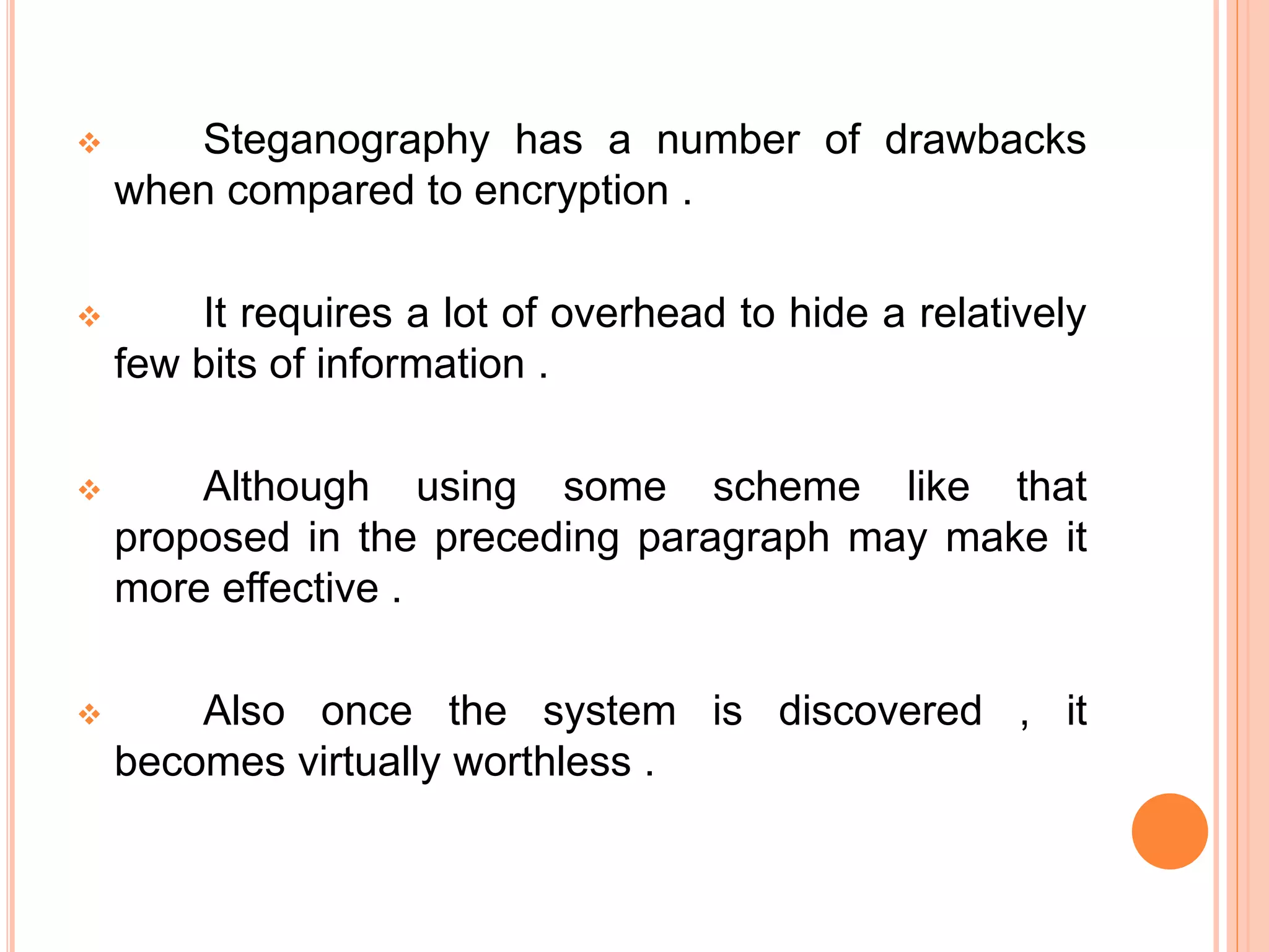 steganography | PPTX