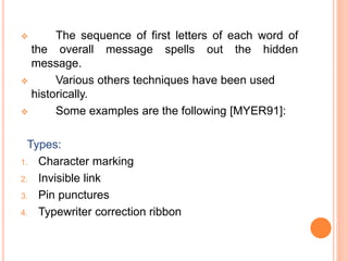 steganography | PPTX