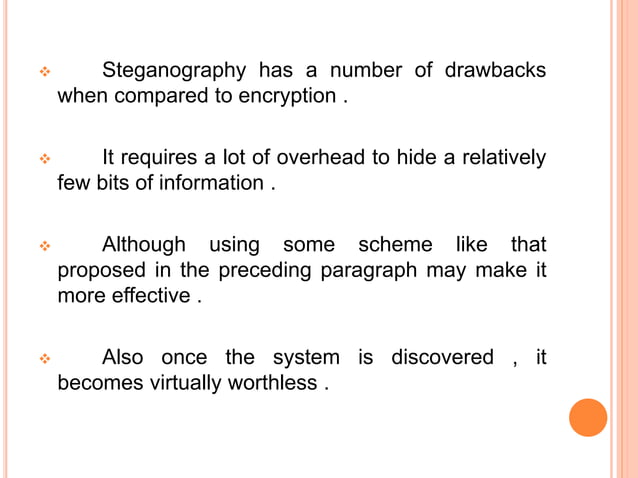 steganography | PPTX