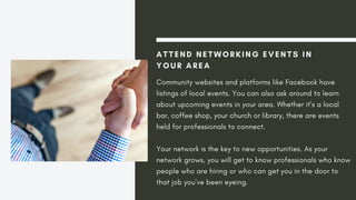 Five Ways to Build Your Professional Network | PDF