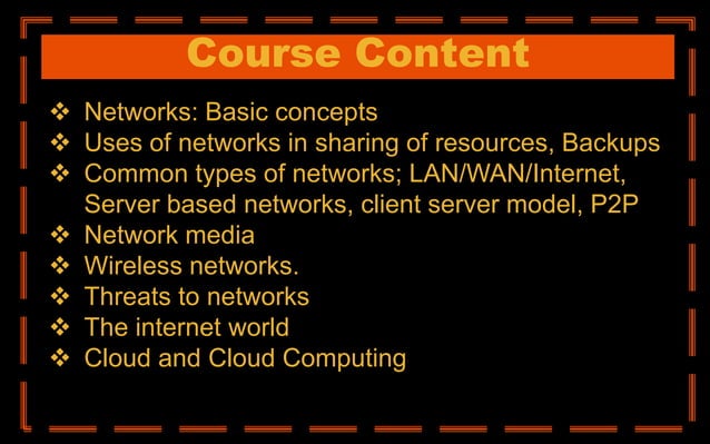 Computer Network and its applications, different kinds of technologies and different kinds of ...