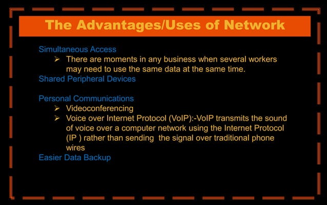 Computer Network and its applications, different kinds of technologies ...