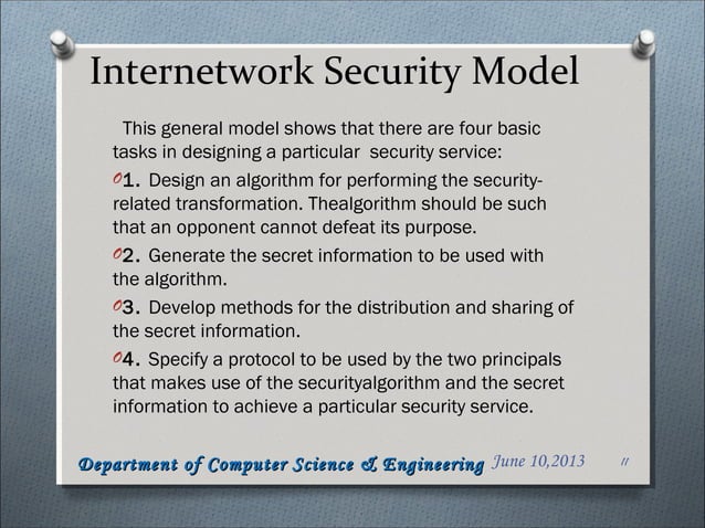 Network Security And Information Security Maintainence Modified Ppt