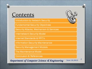 Network security & information security maintainence modified | PPT