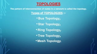 Network Presentation | PPTX | Computer Networking | Computing