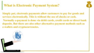 electronic payment system | PPTX