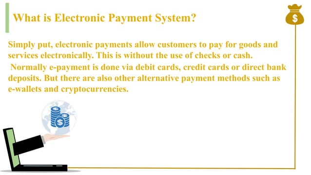 electronic payment system | PPT