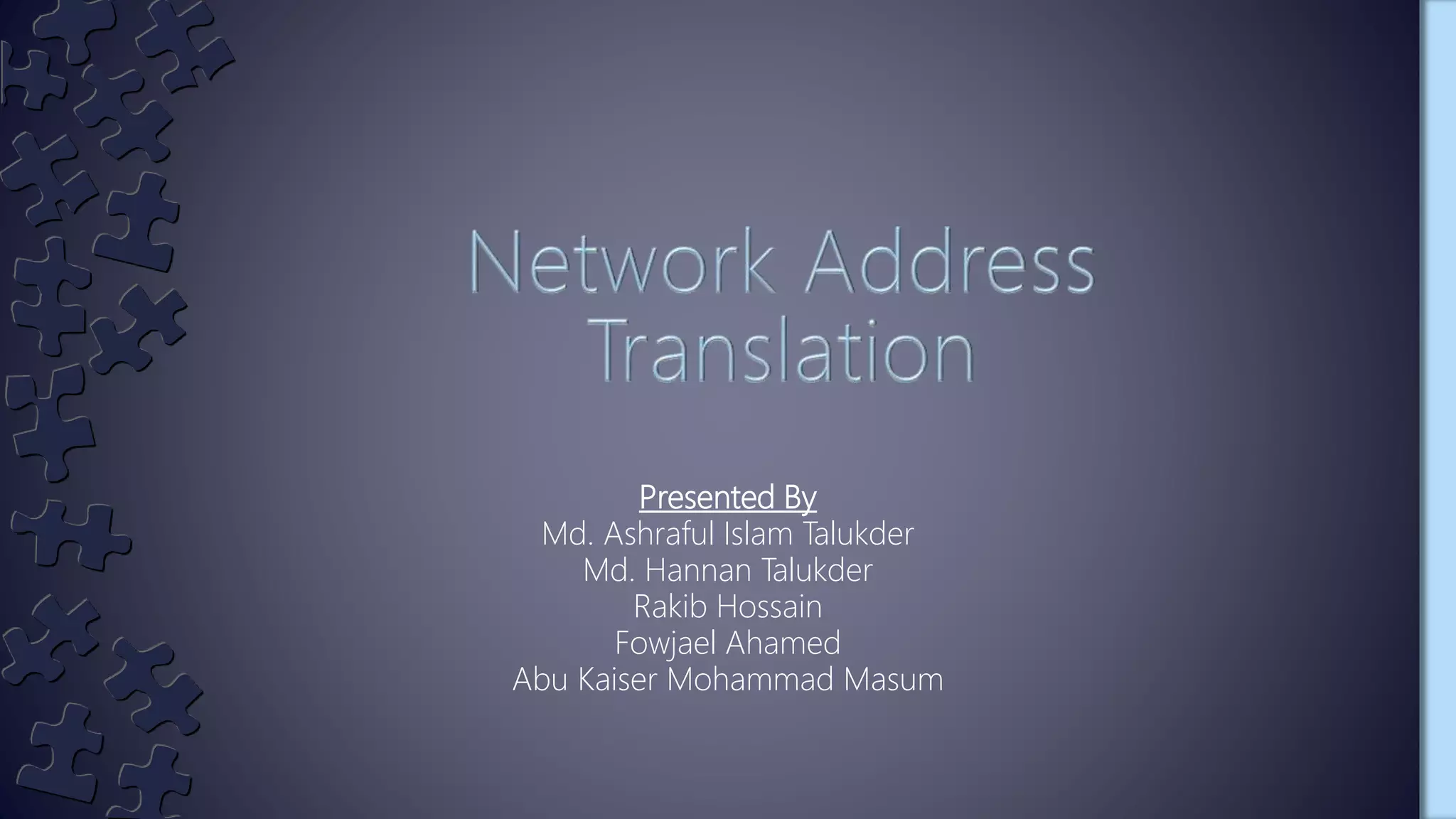 Network Address Translation | PPT