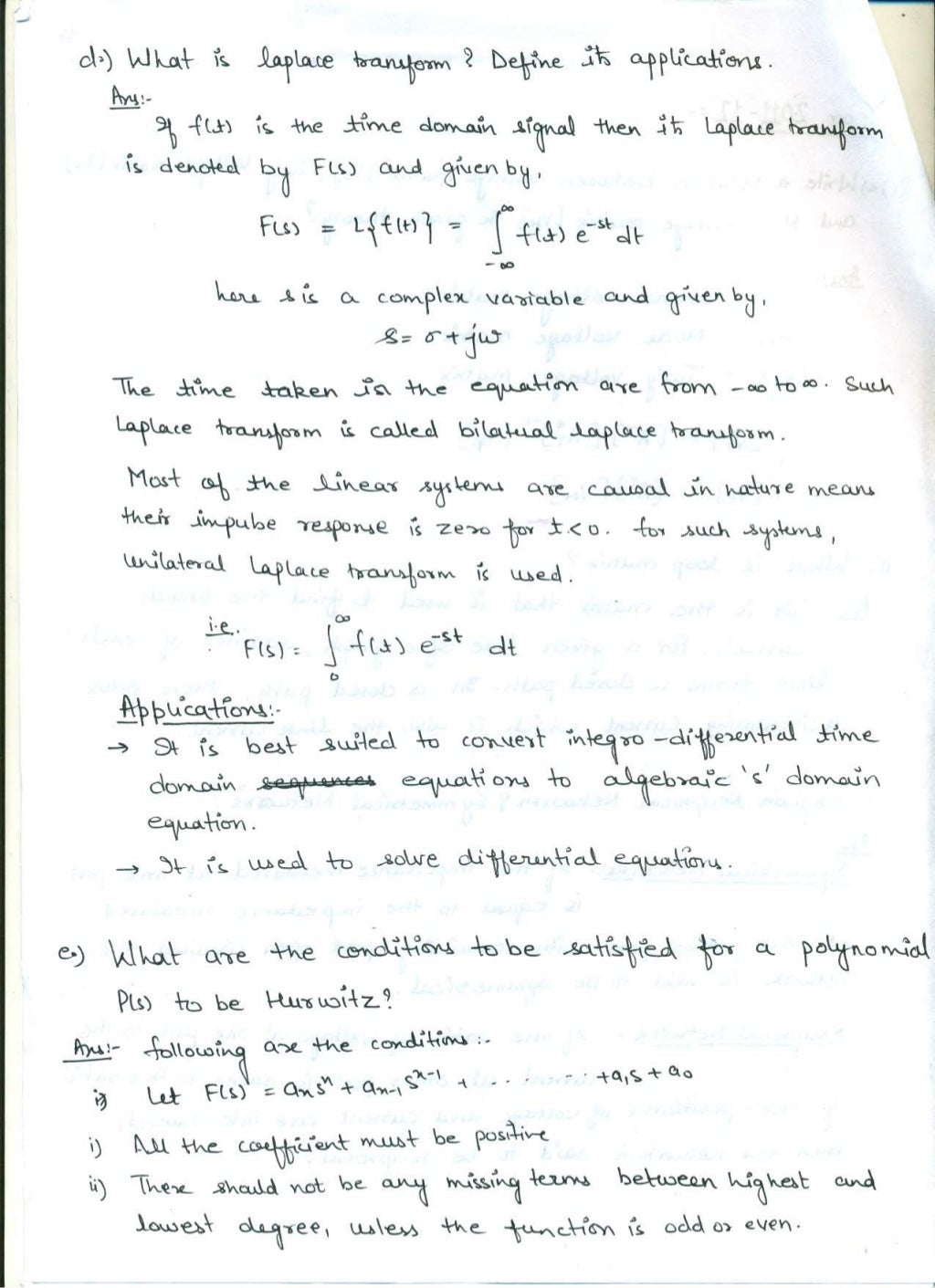 Network Analysis And Synthesis Question And Answer