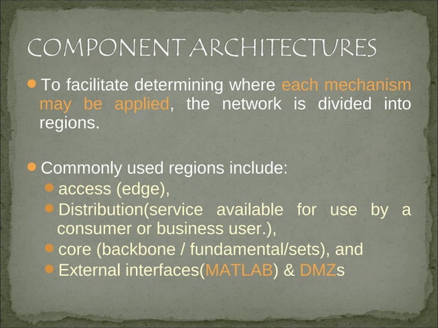 Network architecture | PPT