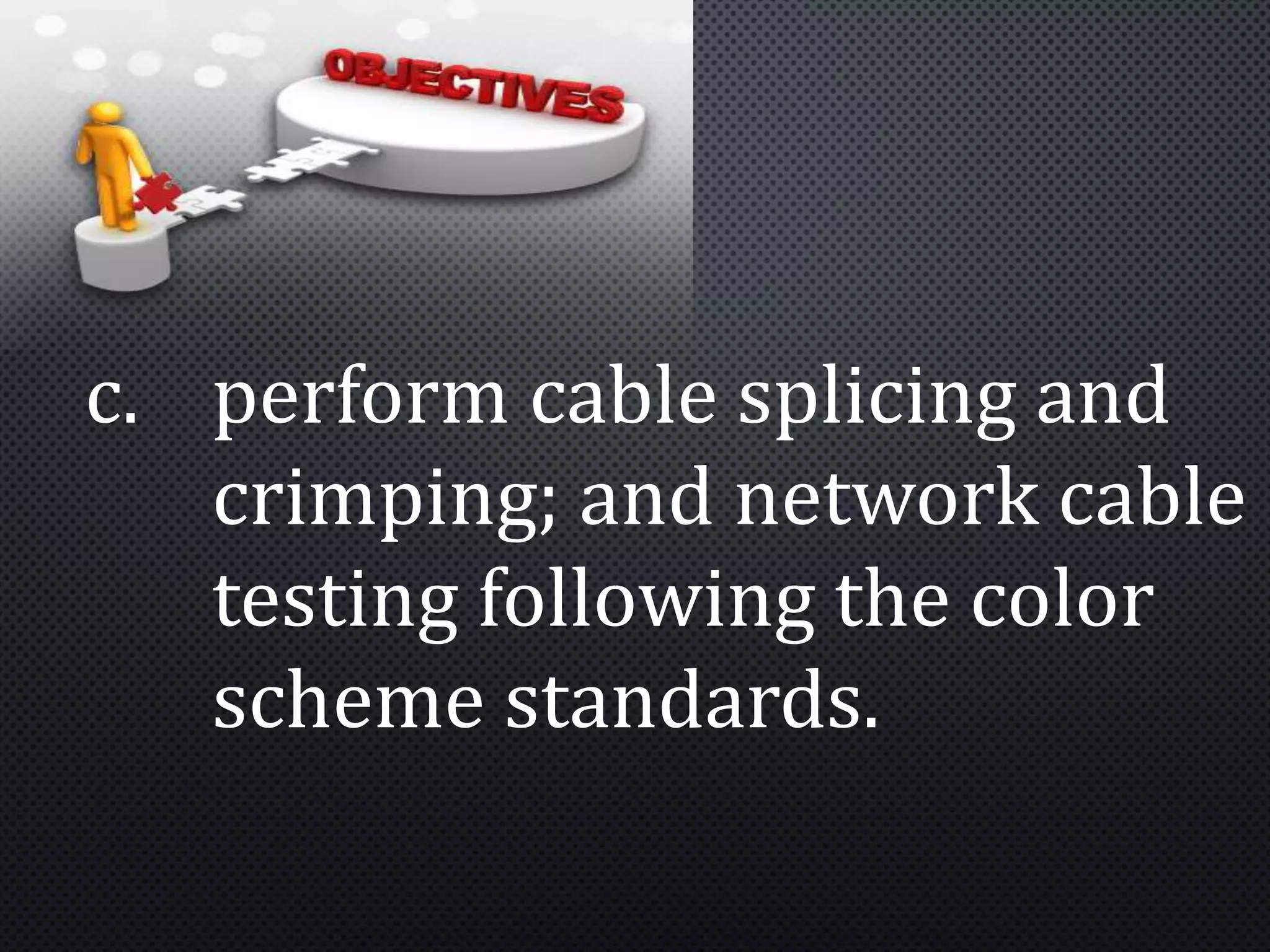 Network Cable Splicing | PPTX