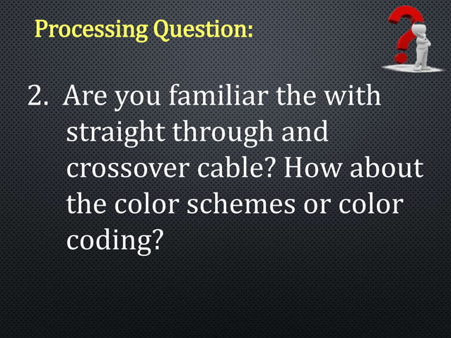 Network Cable Splicing | PPTX | Educational Assessment | Education