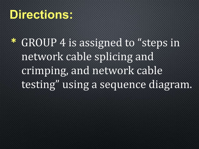 Network Cable Splicing | PPTX | Educational Assessment | Education