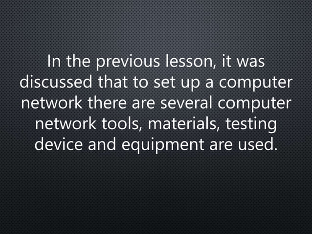 Network Cable Splicing | PPTX | Educational Assessment | Education