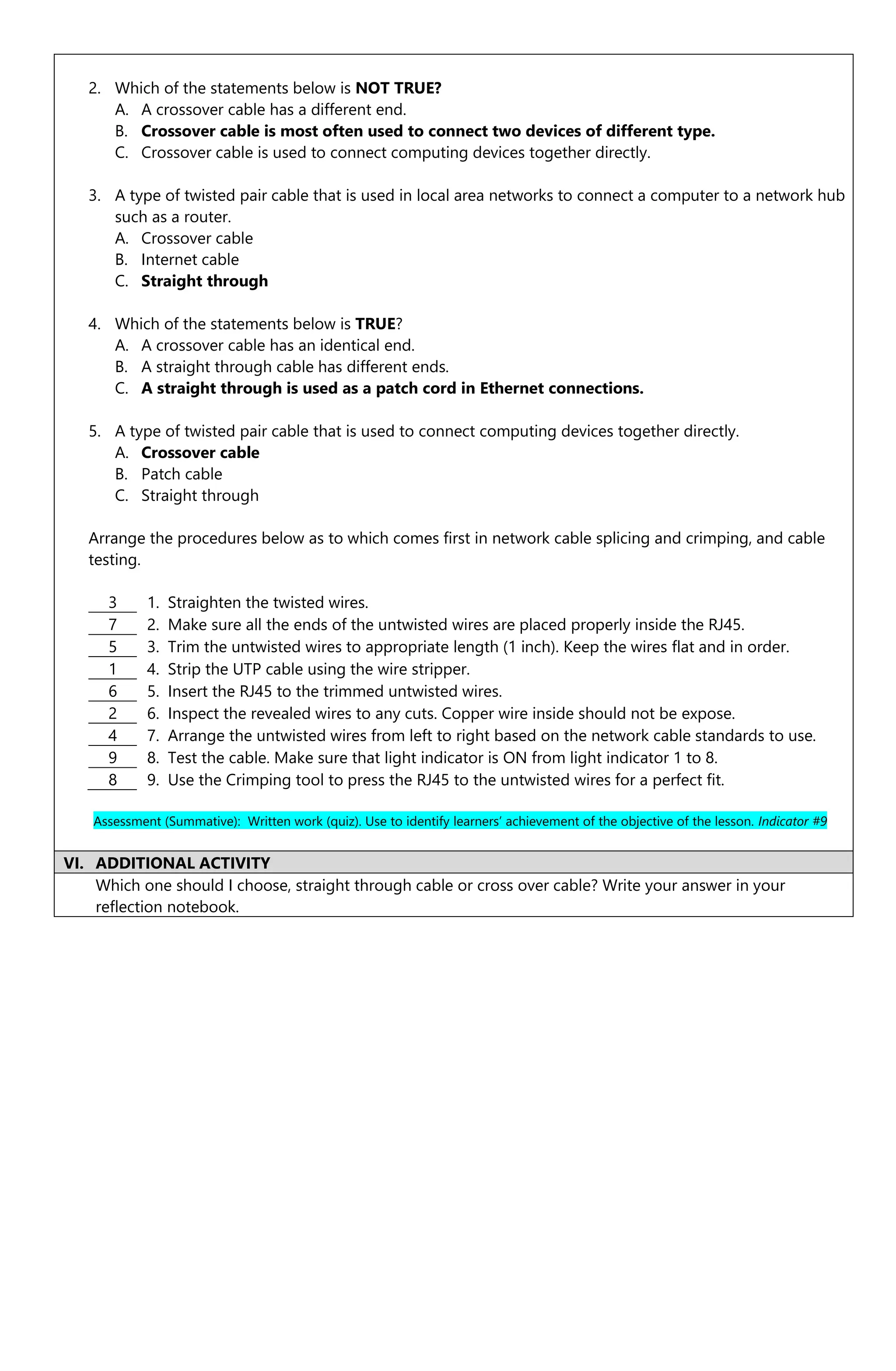 Network Cable Splicing LP | PDF