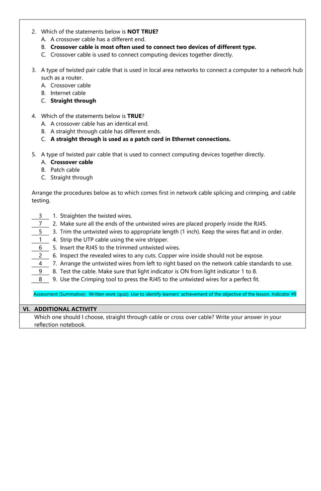Network Cable Splicing LP | PDF