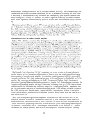 Russian Perspective on Network-Centric Warfare | PDF