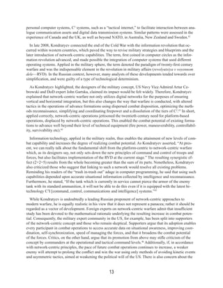 Russian Perspective on Network-Centric Warfare | PDF