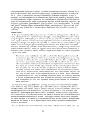 Russian Perspective on Network-Centric Warfare | PDF