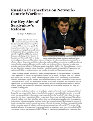 Russian Perspective on Network-Centric Warfare | PDF