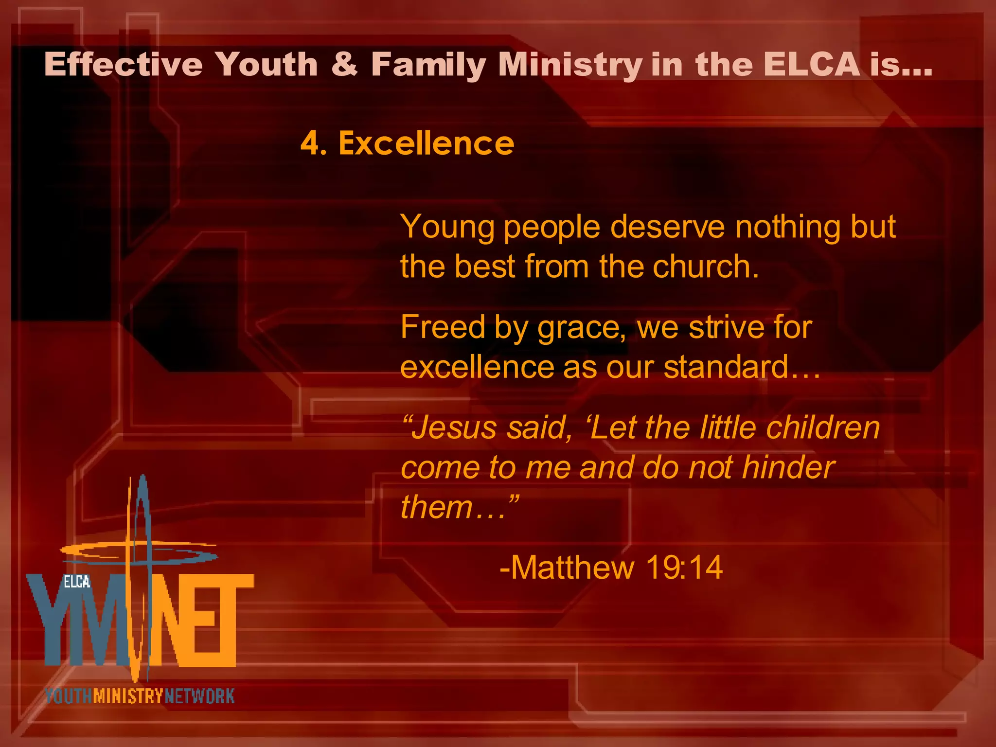 Network Definition of Youth and Family MInistry | PPT