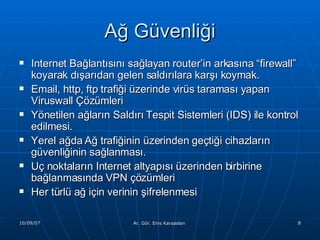 Network Guvenligi Temelleri | PPT