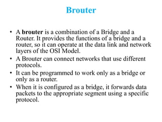 Network (Hub,switches) | PPTX