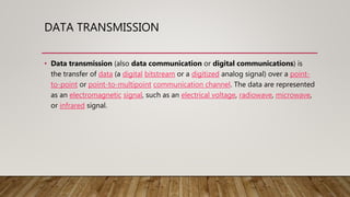 Network Media and Data Transmission | PPTX