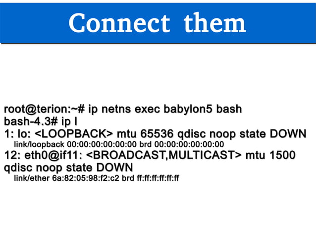 Network namespaces | PDF