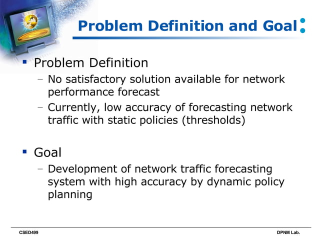 Network Performance Forecasting System Ppt