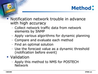 Network Performance Forecasting System | PPT