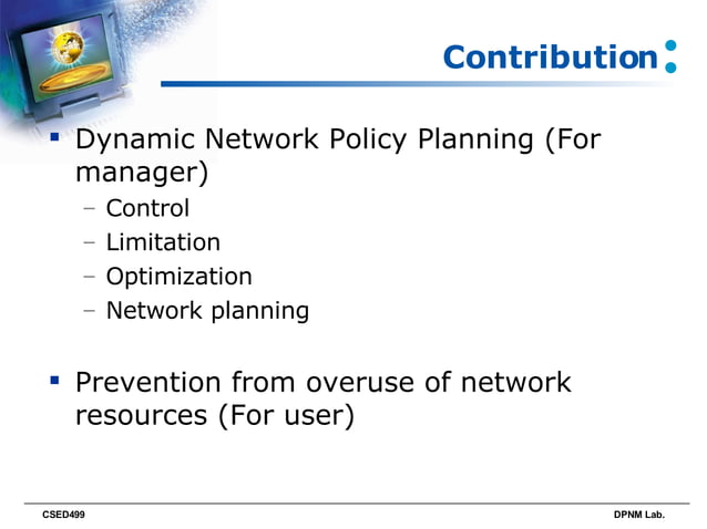 Network Performance Forecasting System Ppt