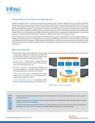 InfosysPublicServices - Provider Network & Performance Management ...
