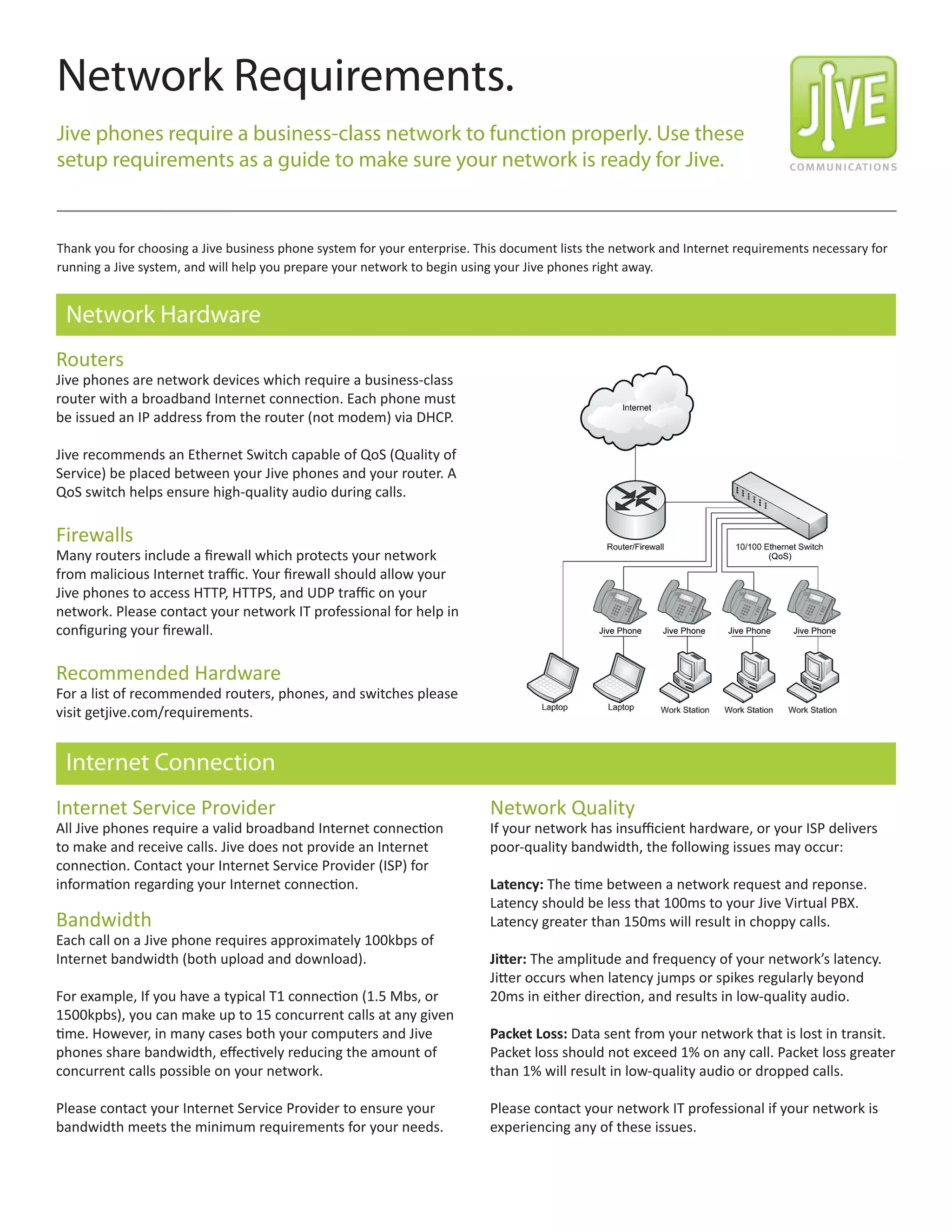 Network requirements | PDF | Computer Networking | Computing