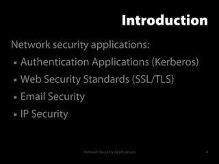 Network Security Applications | PDF | Information and Network Security | Computing