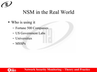 Network Security Monitoring - Theory and Practice | PDF
