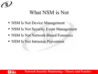 Network Security Monitoring - Theory and Practice | PDF