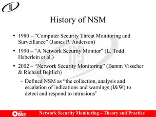 Network Security Monitoring - Theory and Practice | PDF