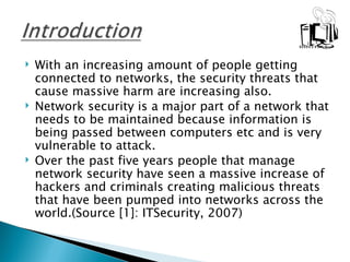 Network Security Threats and Solutions | PPT