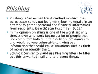 Network Security Threats and Solutions | PPT